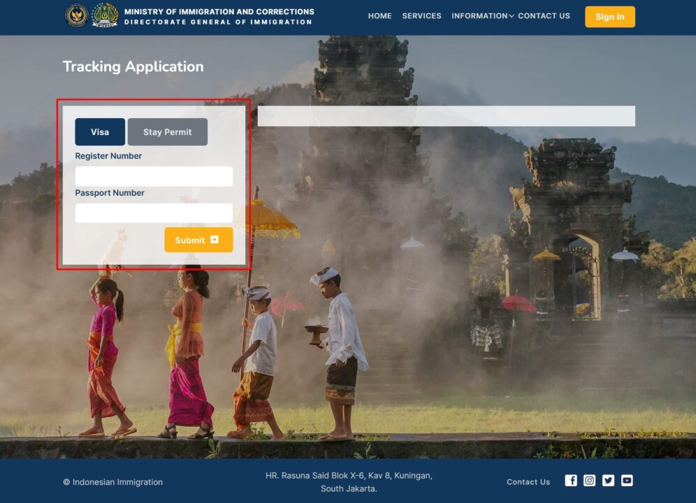 Track Your Indonesian Visa or Stay Permit Application Online - 8988 ...